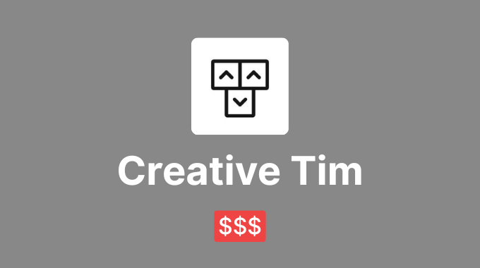 Creative Tim Pricing: Template costs
