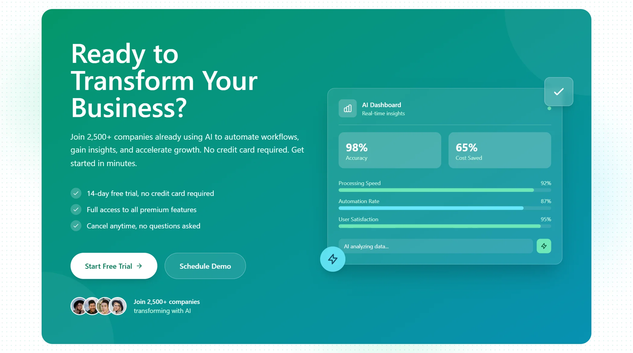 Tailwind Call To Action (CTA) Components for Landing Pages | LandingGo